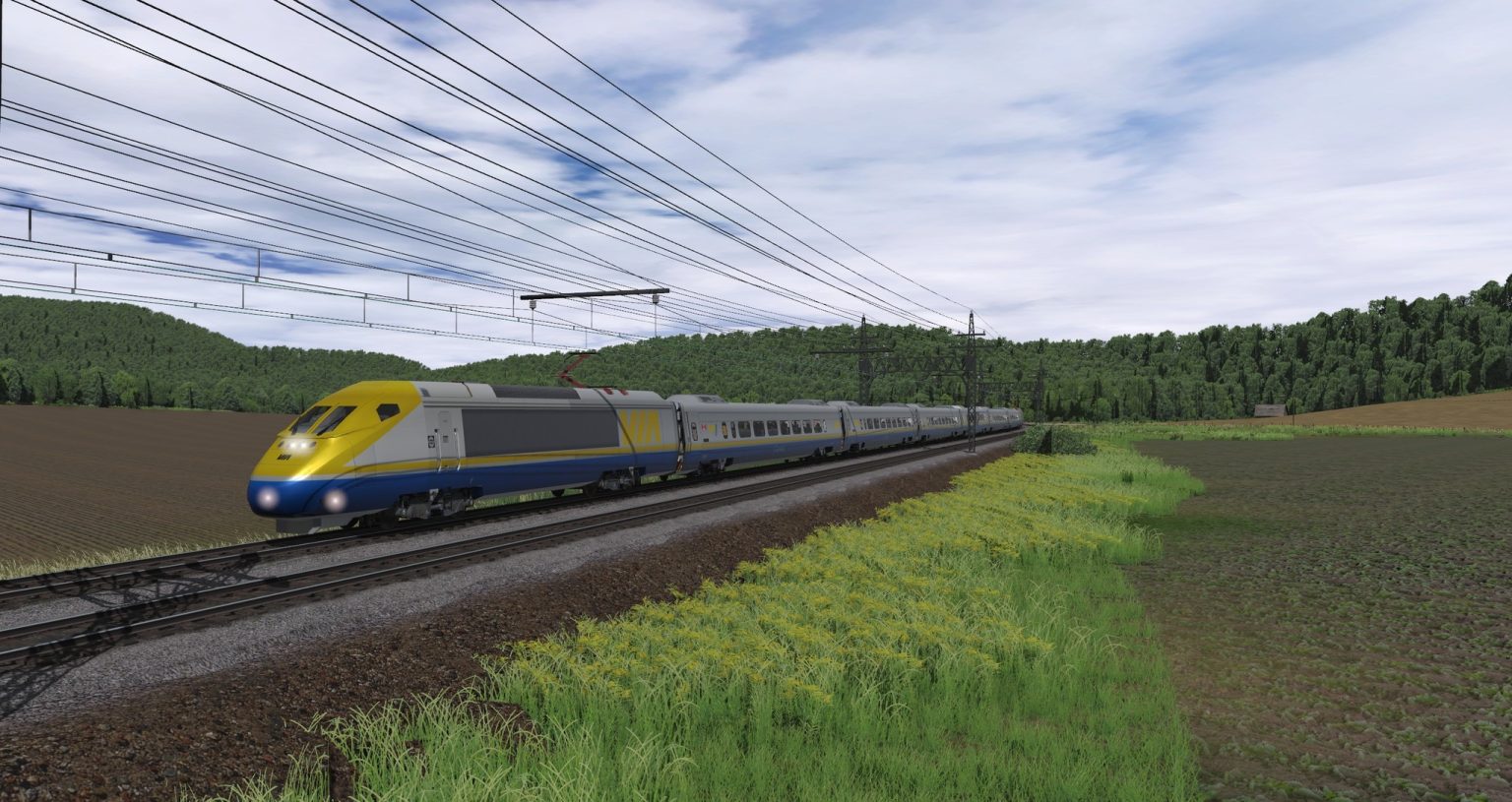 VIA Acela LRC Scheme (fictional) - American Trainz Group